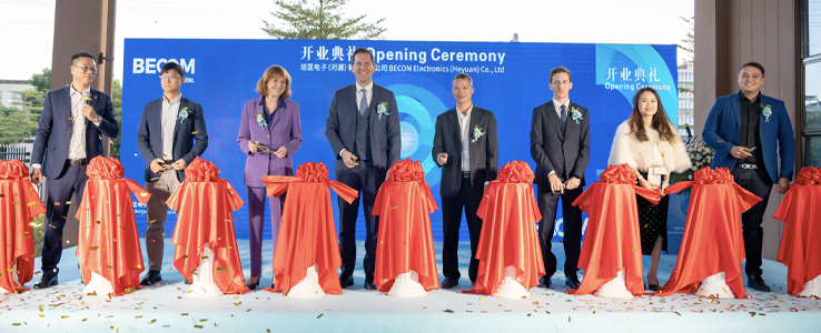 BECOM eröffnet neues Werk im chinesischen Heyuan