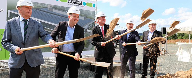 Phoenix Contact baut energieeffizientes Gebäude für den Maschinenbau
