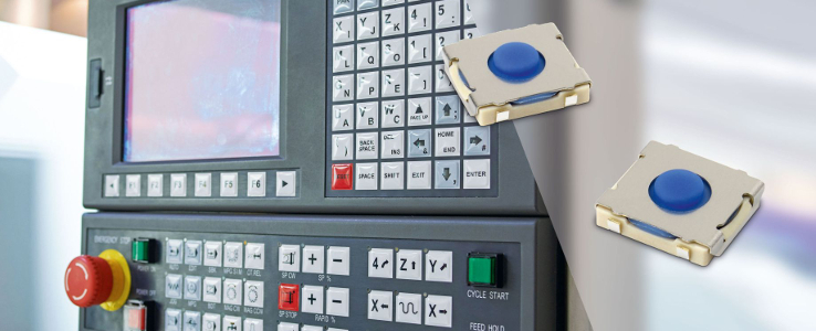 Hauchdünner mechanischer Taster B3SE von Omron